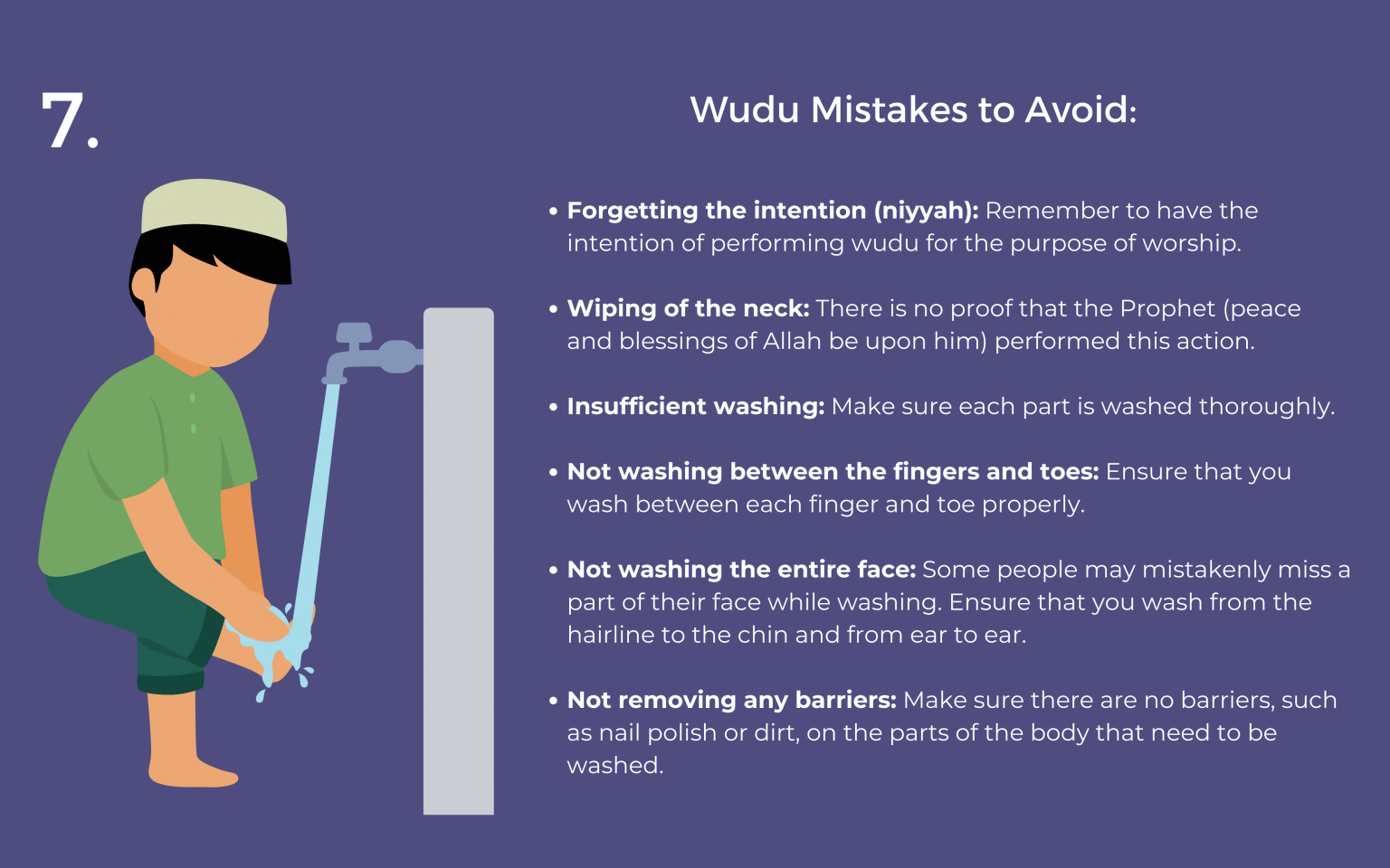 How to Perform Ablution (Wudu) - Noor Ul Islam