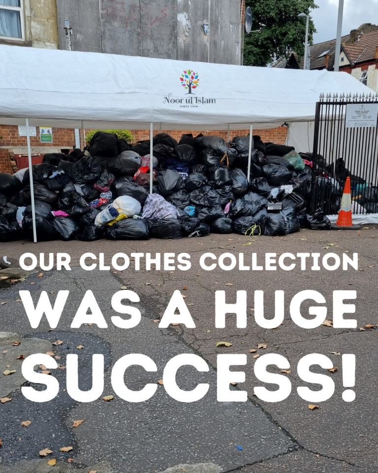 Islamic Relief: Clothes Collection - Noor Ul Islam